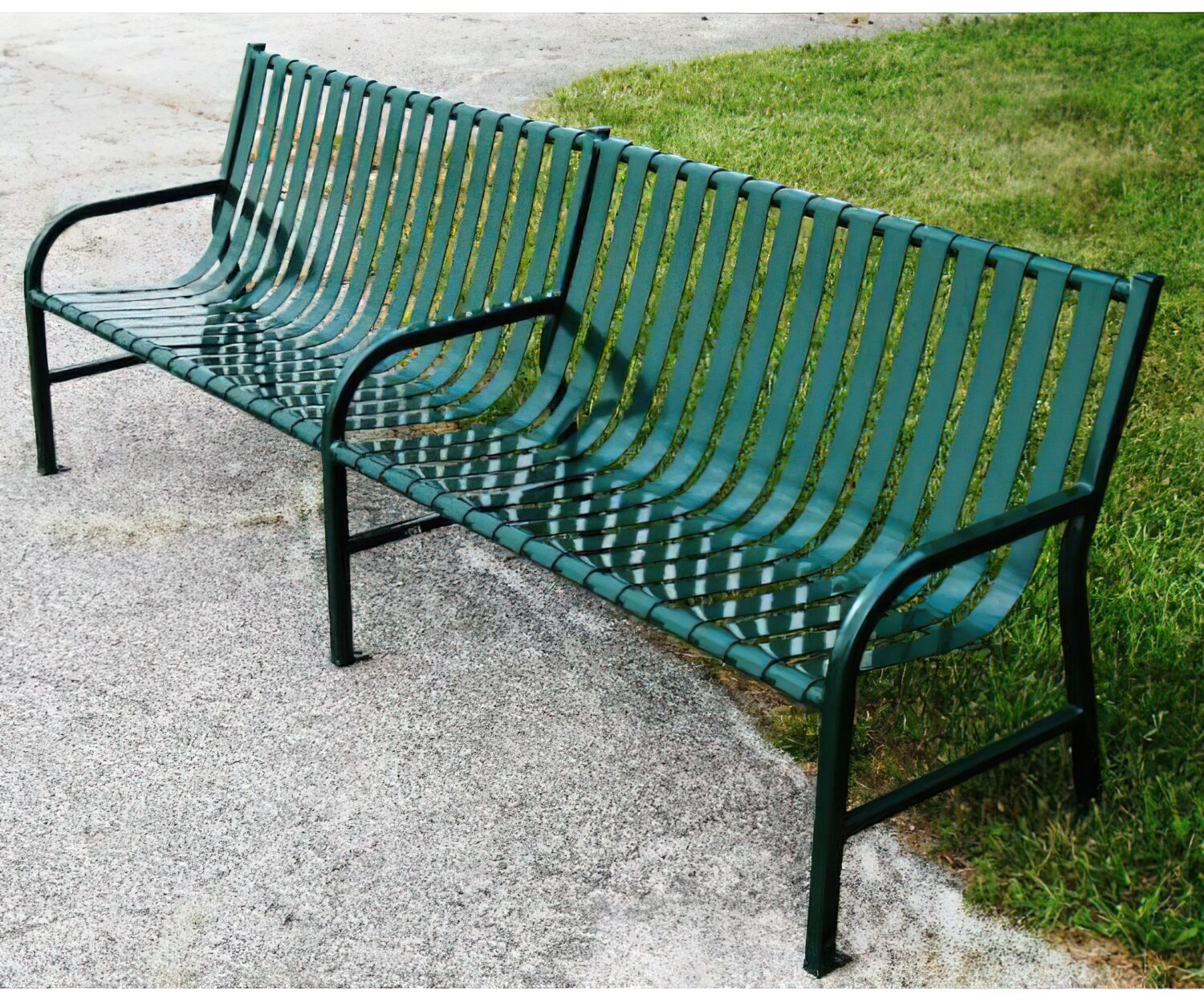 8ft Hometown Series Park Bench - Park Decor